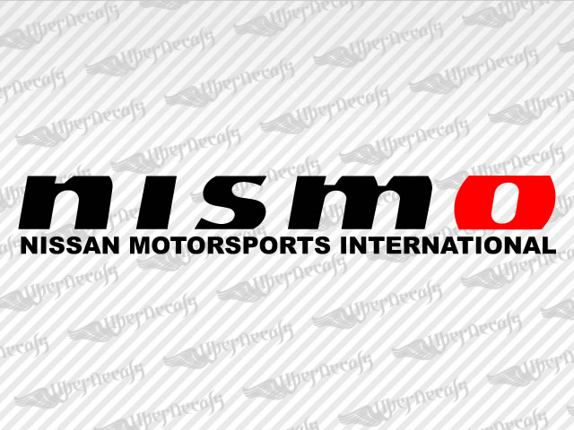 Nissan NISMO Logo Decal stickers Nissan NISMO Logo Decal stickers