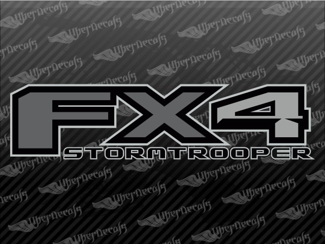 Ford FX4 OFF ROAD Decal stickers